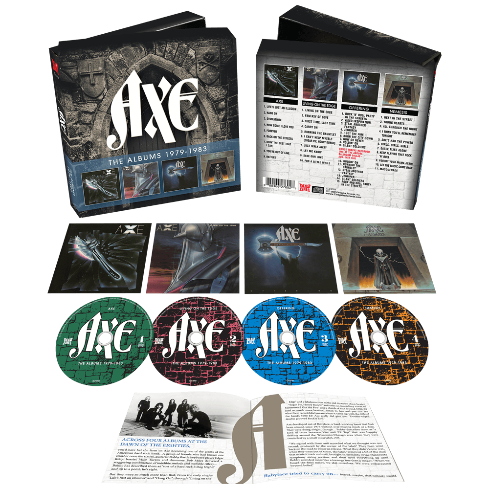 AXE Gets 4CD Box – The Albums 1979-1983